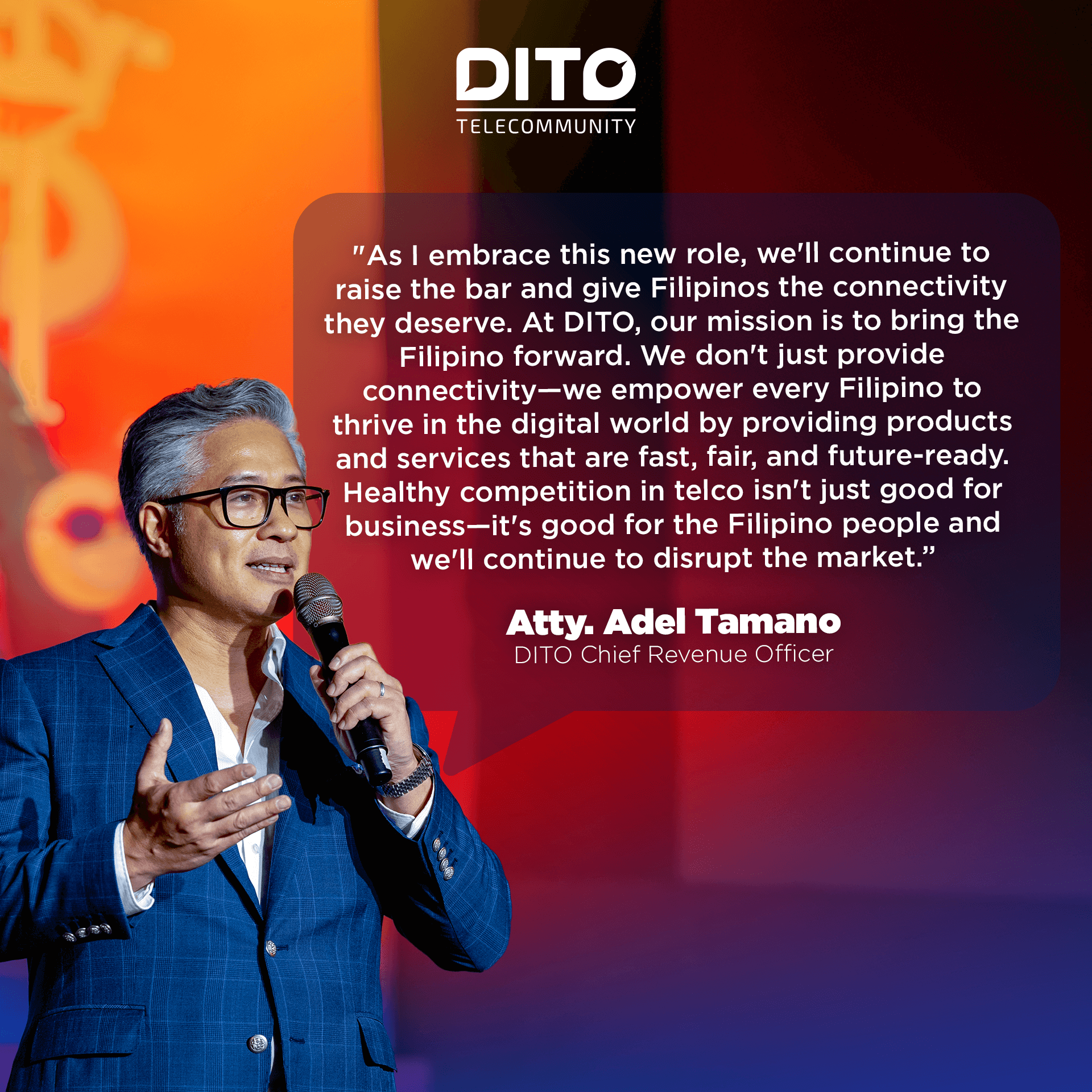 DITO Shifts into Higher Gear, Appoints Adel Tamano to Lead Consumer ...