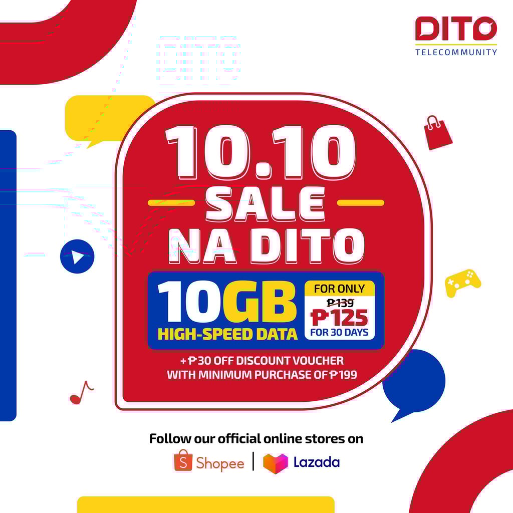 DITO | DITO Enjoy MEGA deals and livestreams from DITO this 10.10 on ...