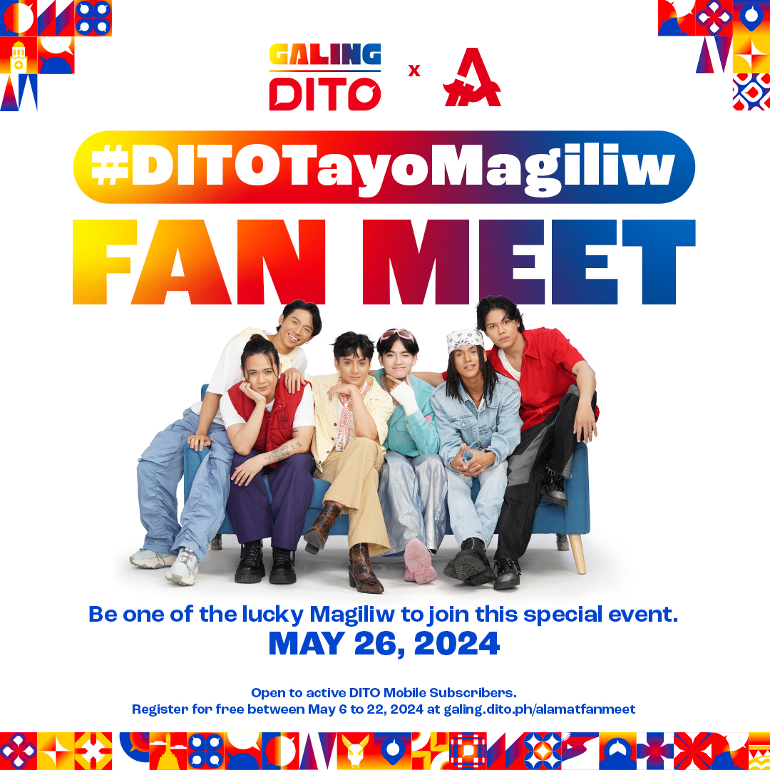 LOOK: DITO Telecommunity and PPop Boy Group Alamat Are Releasing the ...
