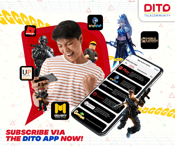 Level-up Gaming Experience DITO!