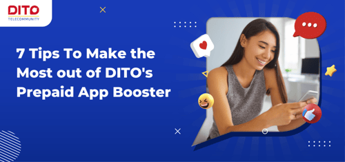DITO 5G Prepaid App Booster Data Plans | Philippines