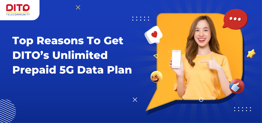 DITO 5G Prepaid SIM Unlimited Data Plan | Philippines