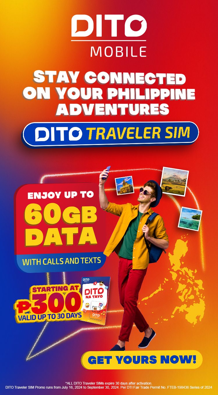 Try the Best DITO Traveler SIM Card For Sale Now!