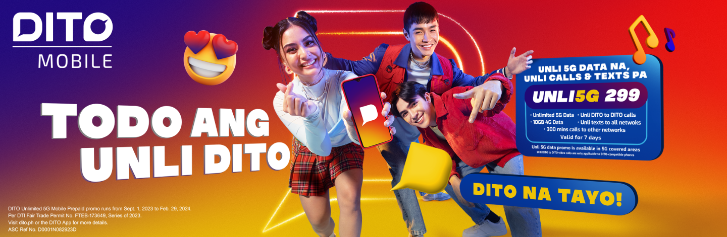 DITO Mobile Prepaid - Unli Calls & Texts For 30 days!