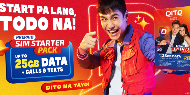 DITO SIM Promo: Up to 25GB Data for Grab & Move It Drivers!